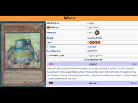 YuGiOh 101: Card Review: Lillybot - YouTube