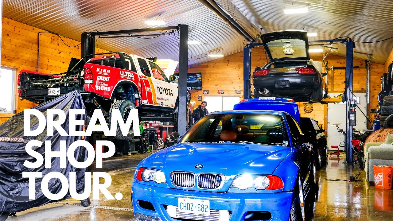 MUST SEE HOME AUTOMOTIVE FABRICATION SHOP! - YouTube
