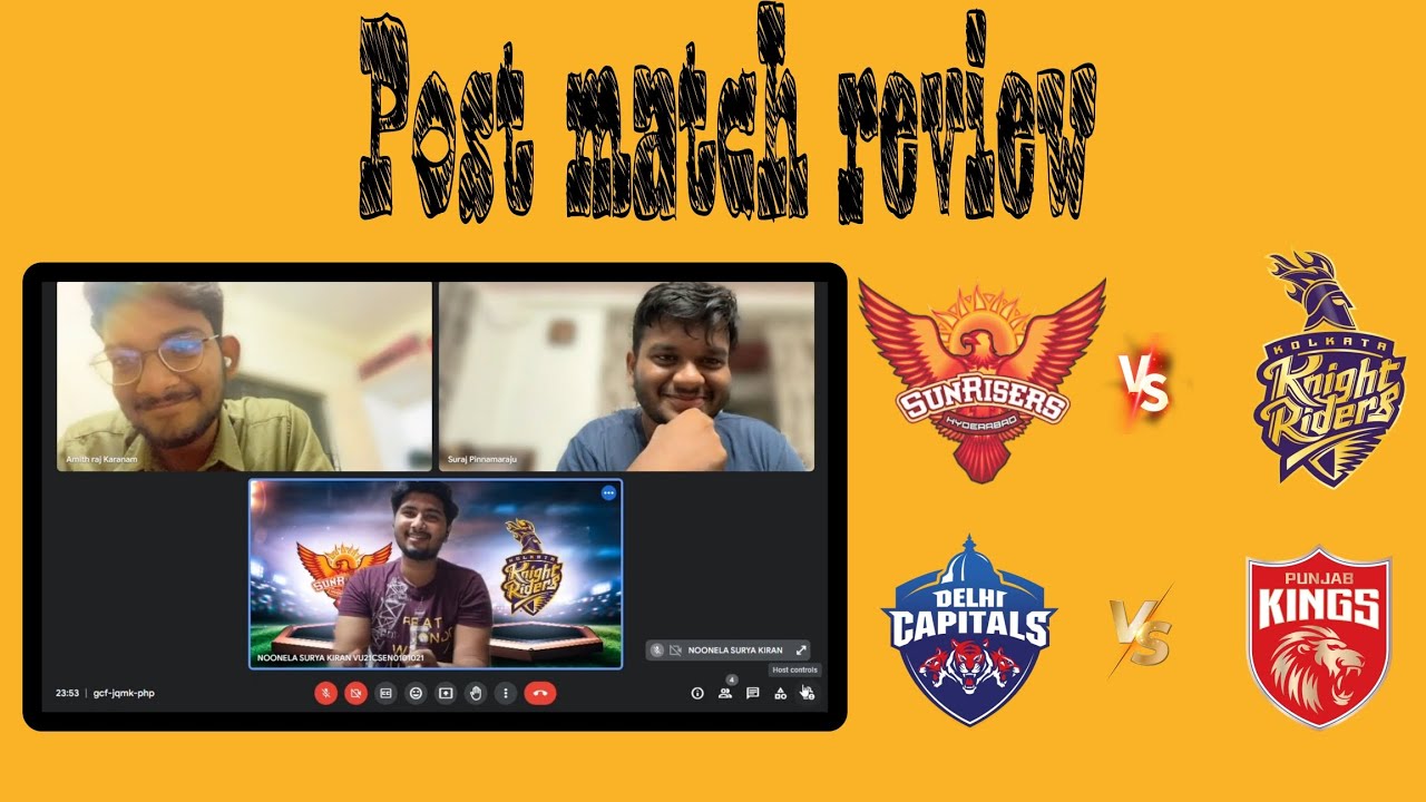 KKR vs SRH & PBKS vs DC - IPL 2024 Post-Match Review | #kkr #srk #srh ...