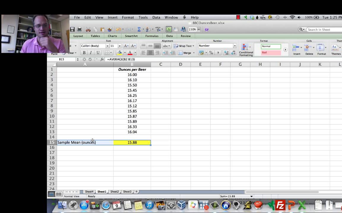 Part 14 Hypothesis Tests of a Mean Decision Rules Two Tail - YouTube