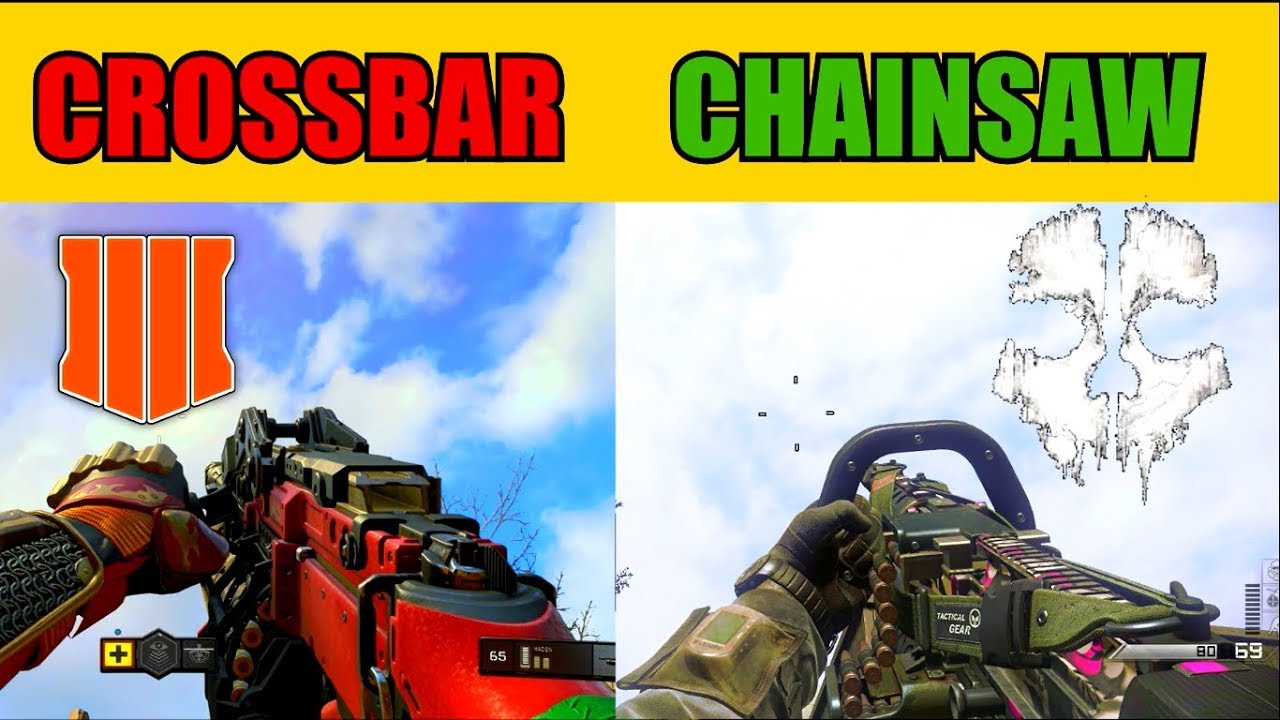 TREYARCH COPIED this from COD GHOSTS... 😄 (crossbar VS chainsaw) - YouTube