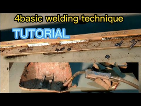 4 basic types of welding movements#drag weld#zig zag#half moon welding ...