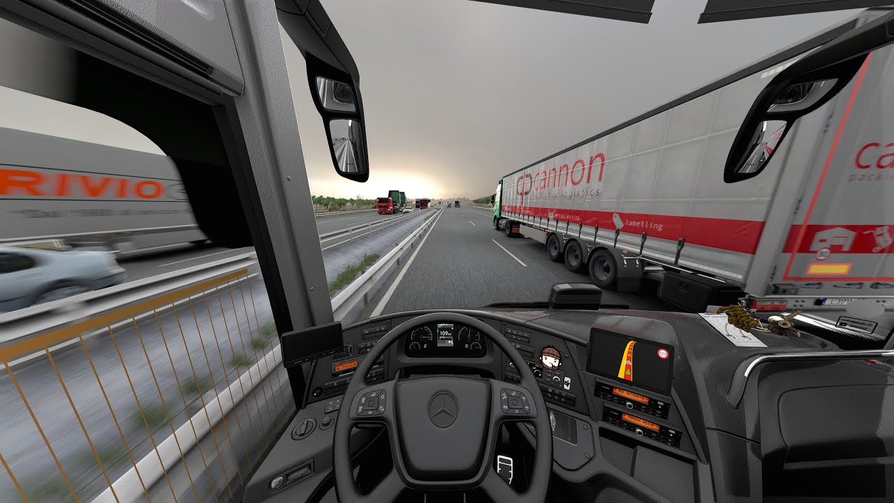 Euro Truck Simulator 2 "4K - Ultra Graphics" - Bus Route in Spain ...