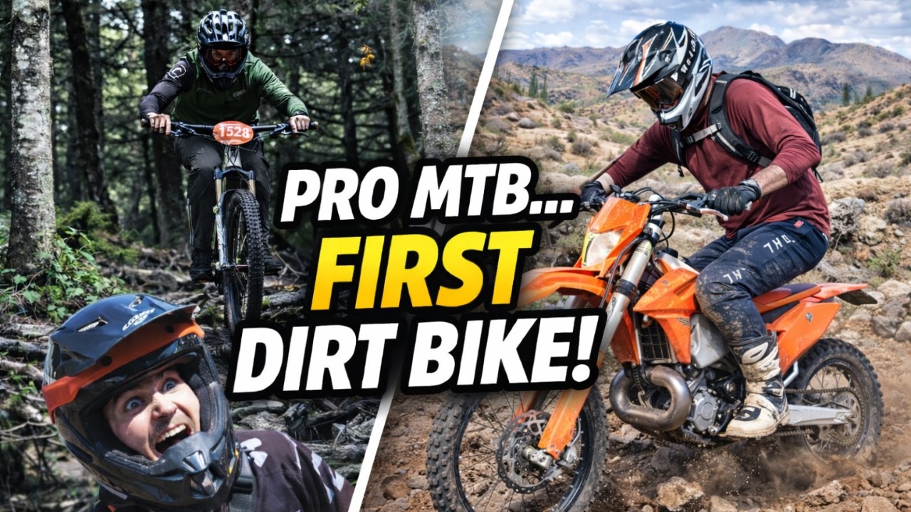 I Let a Pro Mountain Biker Ride My KTM 300 - YouTube