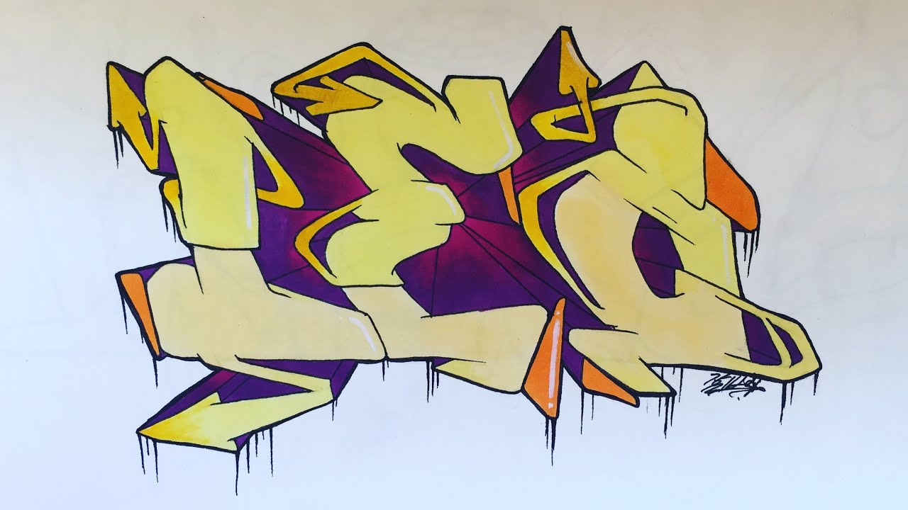 Graffiti Nombres: ¨Leo¨(Promarker, Stylefile, Edding) ll BELLOSO - YouTube