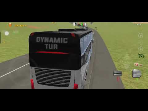 driving double axle bus - YouTube