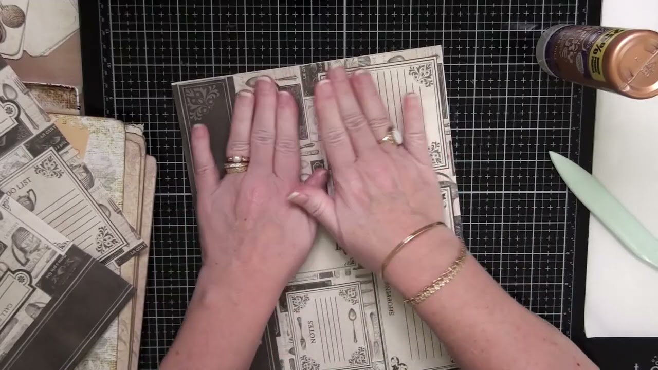Use up the dollar store paper in your journal - YouTube