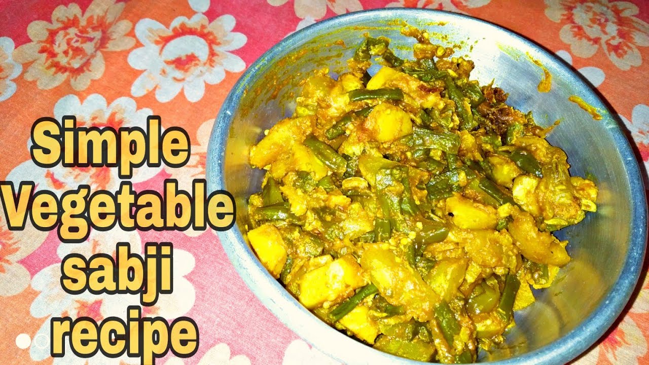 Vegetable sabji recipe | easy to make | for lunch. - YouTube