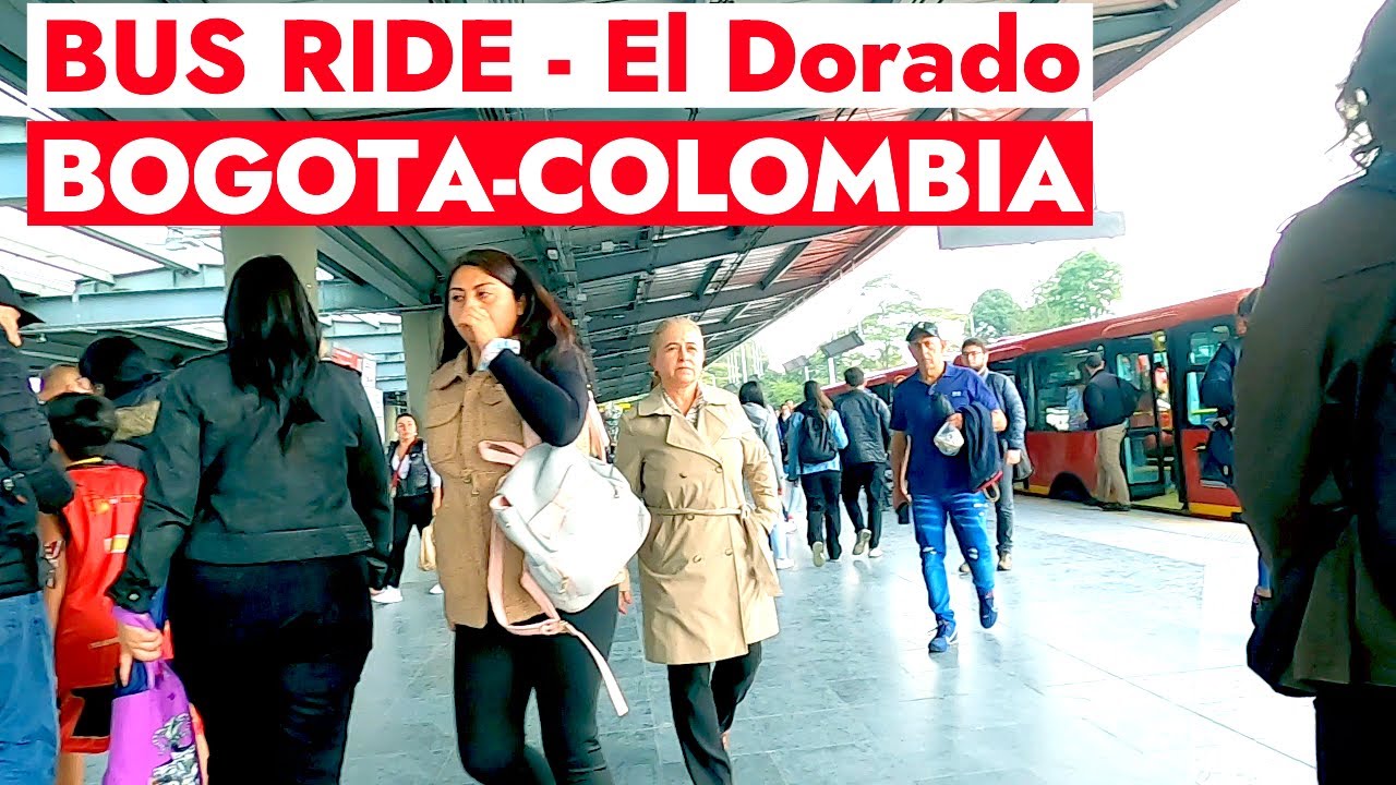 🚍🇨🇴Bus Ride to Bogota Airport | Downtown Bogota, Colombia - YouTube