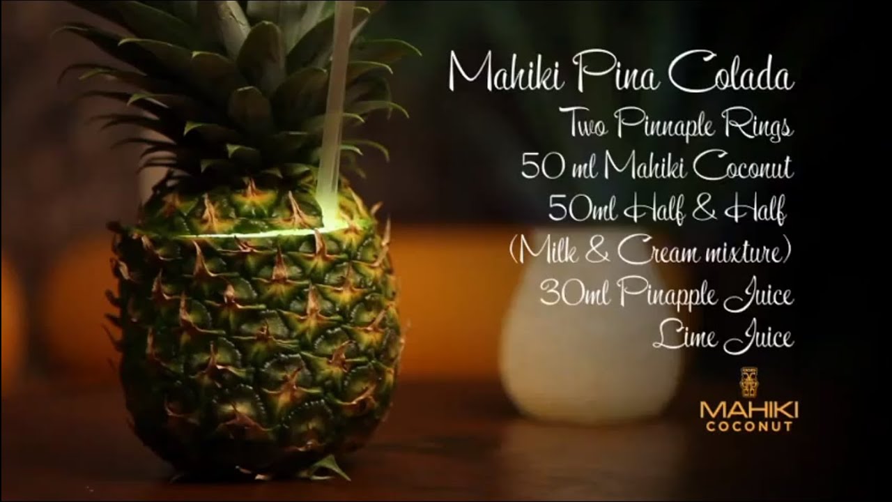 How to Make a Mahiki Coconut Piña Colada - YouTube