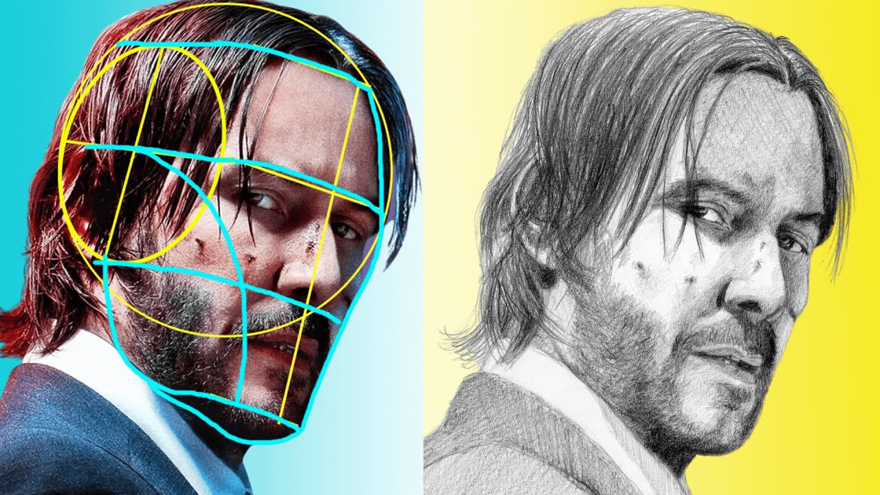 How To Draw A Face - How To Sketch Accurate Portraits | Loomis Method ...