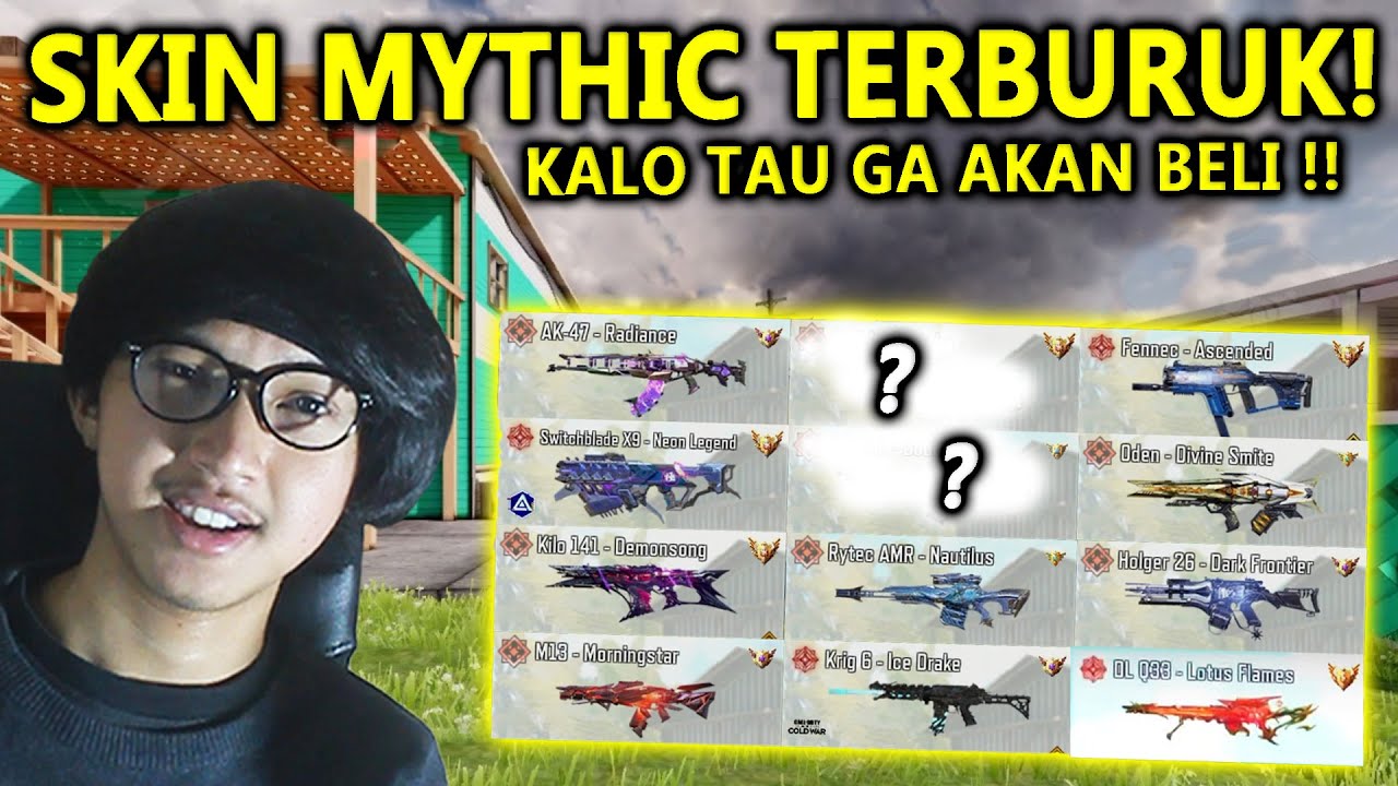 SKIN MYTHIC TERBURUK SEPANJANG SEJARAH COD MOBILE! - Call Of Duty ...