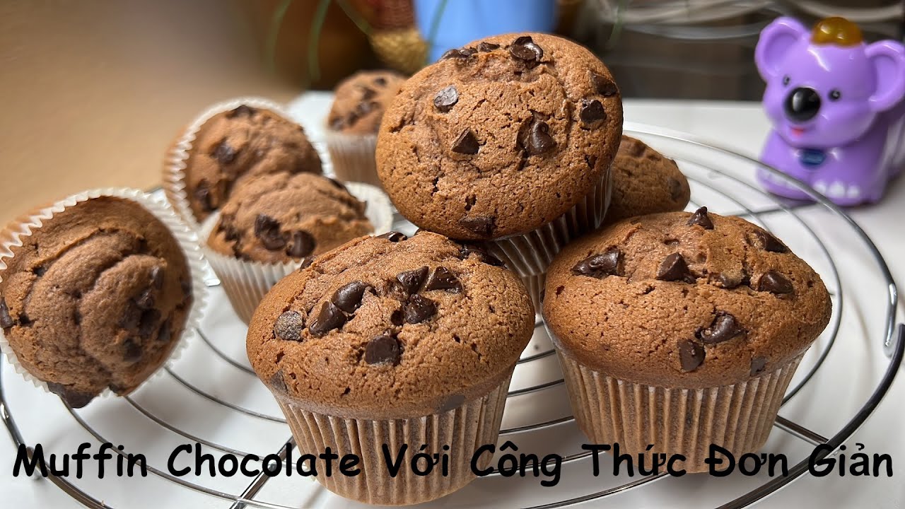 Muffin Chocolate Với Công Thức Đơn Giản|Thơm Ngon| Mềm Xốp |Chocolate ...