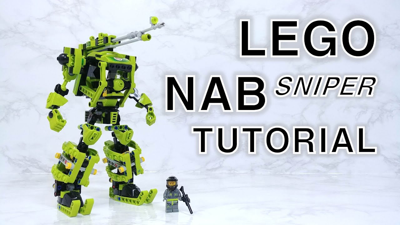 How to build lego mech NAB Sniper Stop Motion / 레고 메카닉 NAB 스나이퍼 만드는 방법 ...