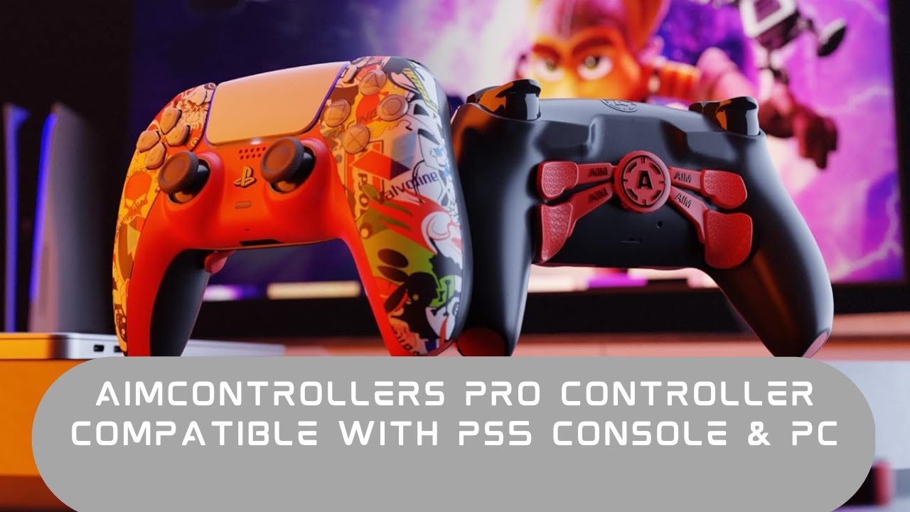 AimControllers PRO Controller compatible with PS5 Console & PC ...