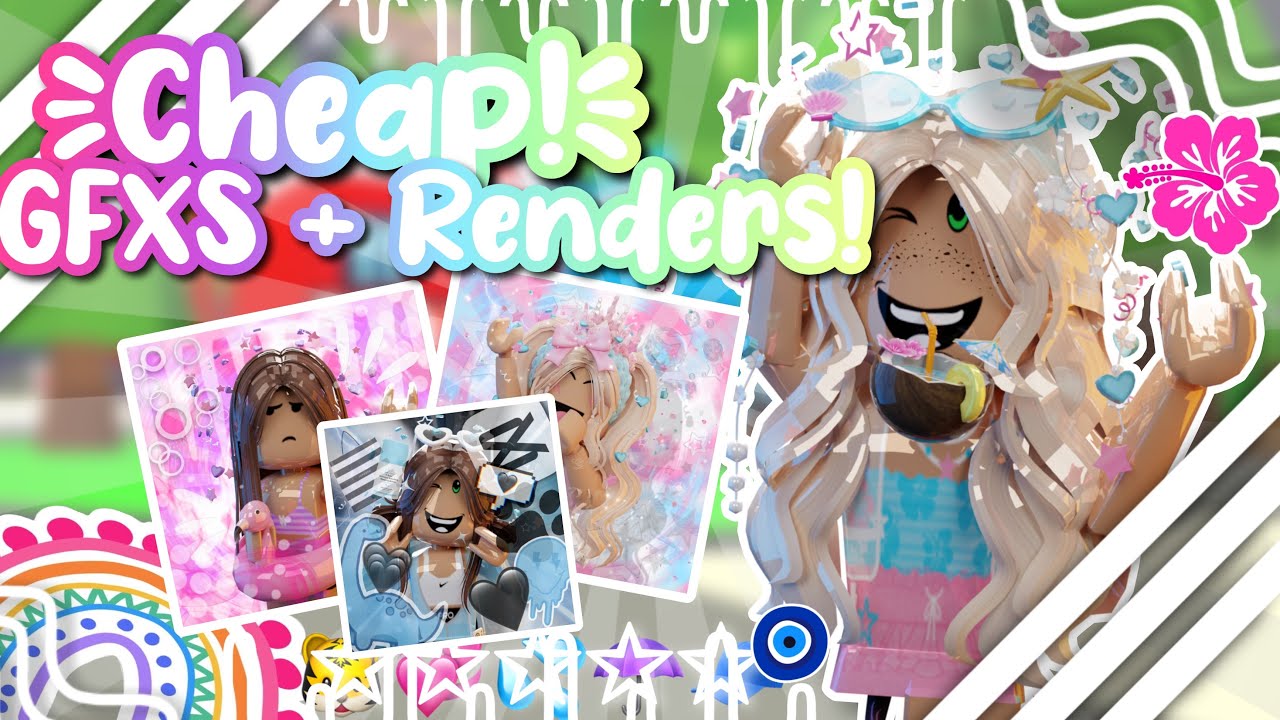 HOW TO ORDER MY *CHEAP* GFX COMMISSIONS🌺🌈🌴🧿 #gfx #gfxroblox #preppy ...