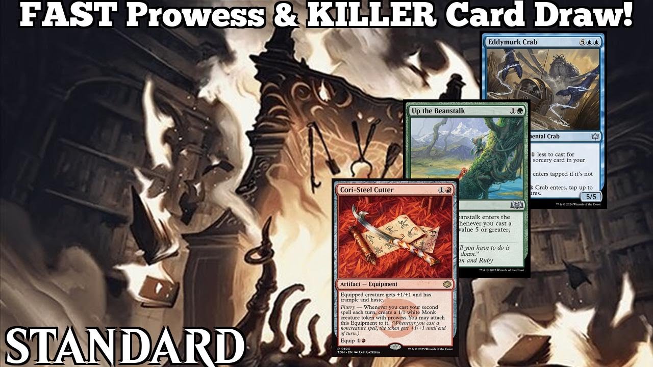 FAST Prowess & KILLER Card Draw! | Cutter Beans | Standard Bo3 | Mythic ...