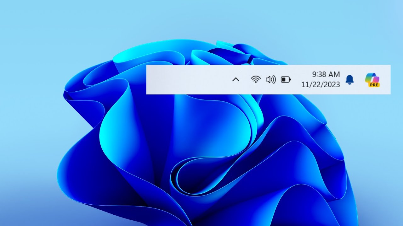 Windows 11 Build 23595 - Copilot gets Moved to the System Tray, Multi Monitor Support & More ...