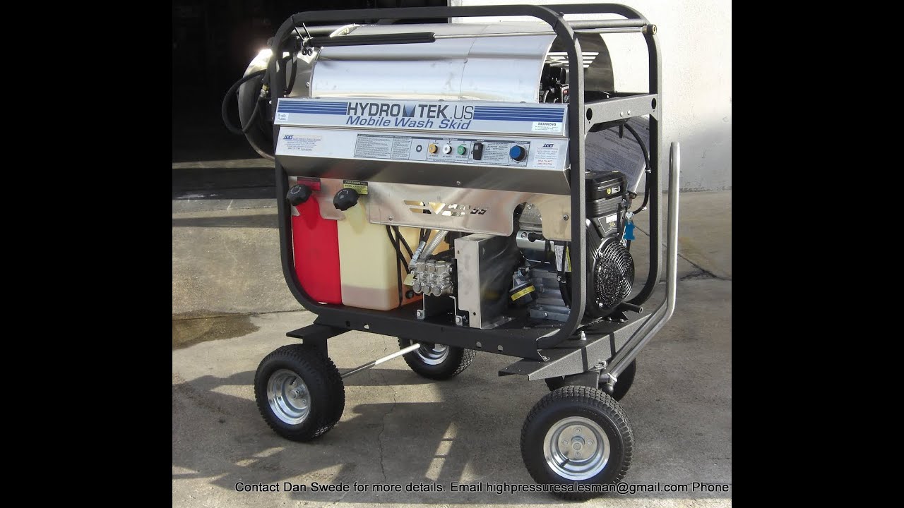 Hydro Tek SS Series Compact Hot Water Pressure Washer 800-666-1992 www ...