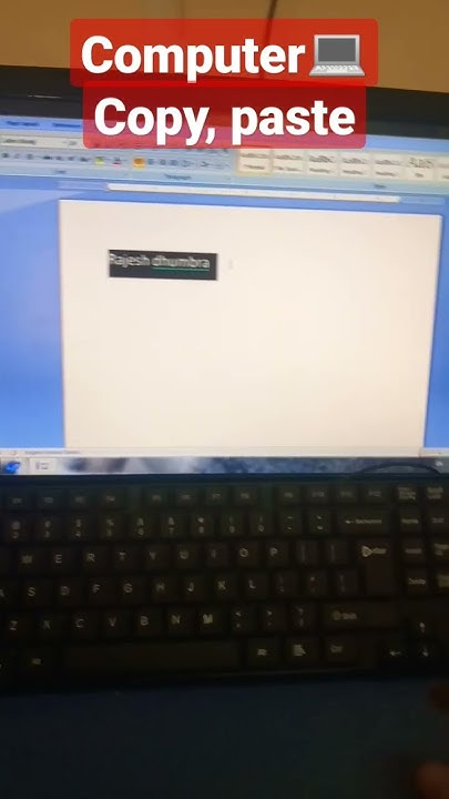 Copy paste | computer💻 me copy paste kese kare #normal_life - YouTube