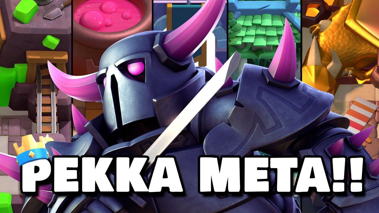 MEJORES MAZOS CON PEKKA CLASH ROYALE ¡NUEVO META! 😎🏆 - YouTube