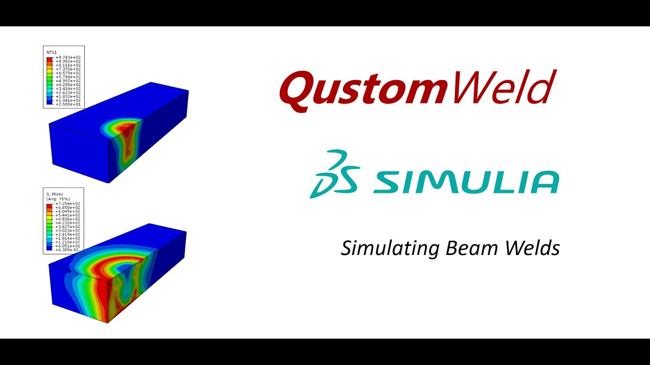 Beam Welding with QustomWeld & Abaqus - YouTube