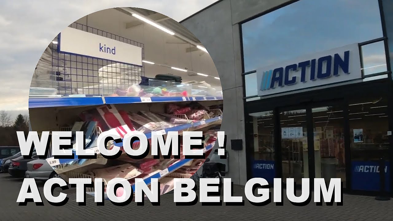 Action winkel Belgie open aan grensregio Hulst Nederland - YouTube