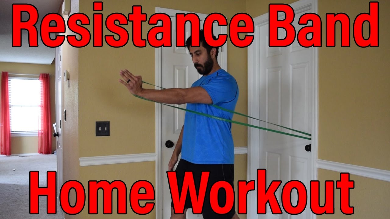 Resistance Band Home Workout - YouTube