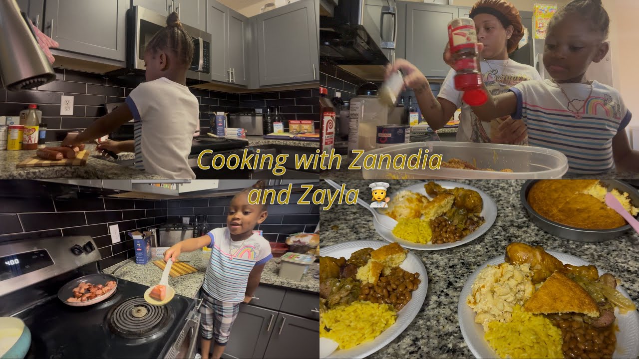 Cooking with Zanadia and Zayla 👩‍🍳🩷! - YouTube