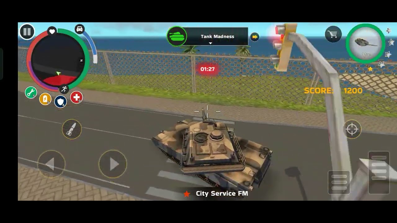 Rope Hero: Mafia City Wars Tank Madness - YouTube