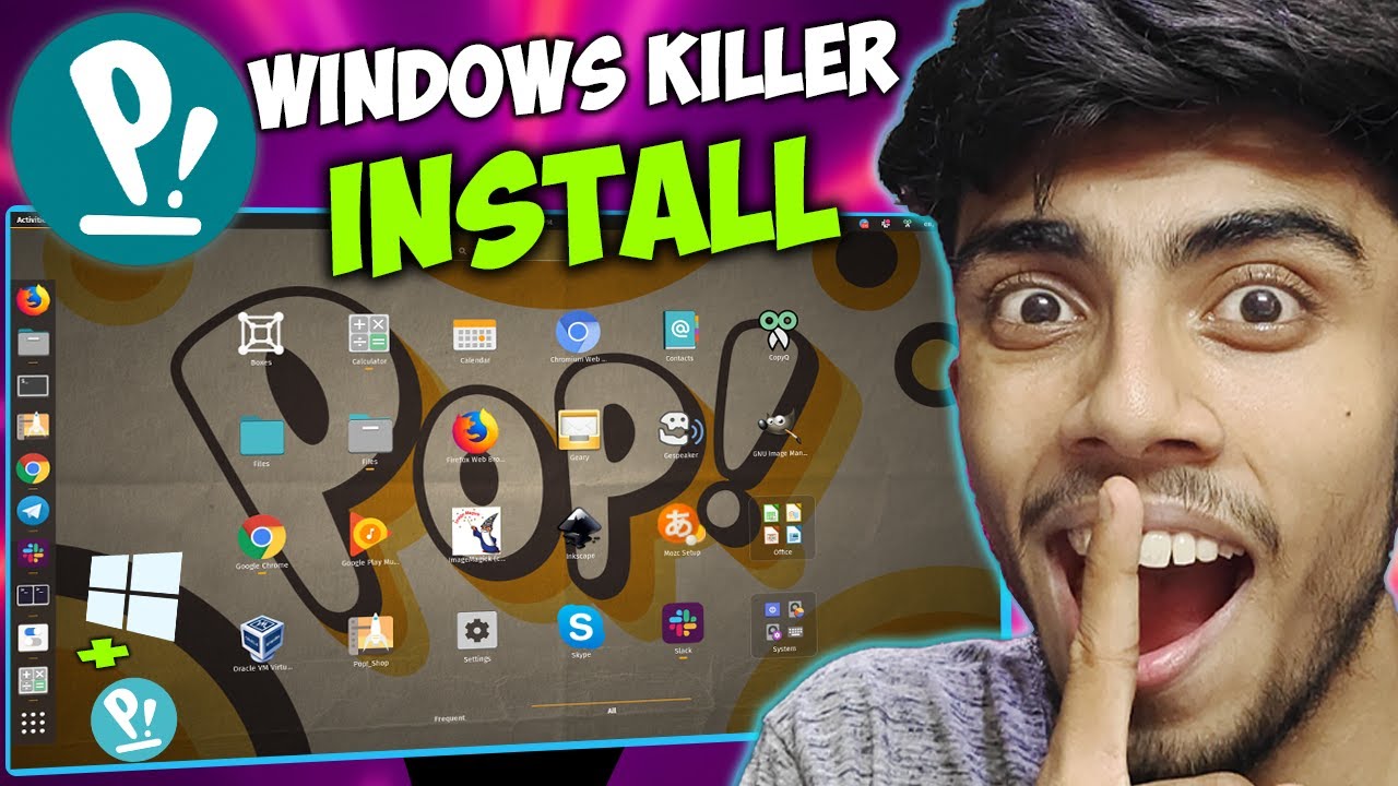 PoP OS Install! Dual Boot Windows & PoP OS Better Than Windows For ...