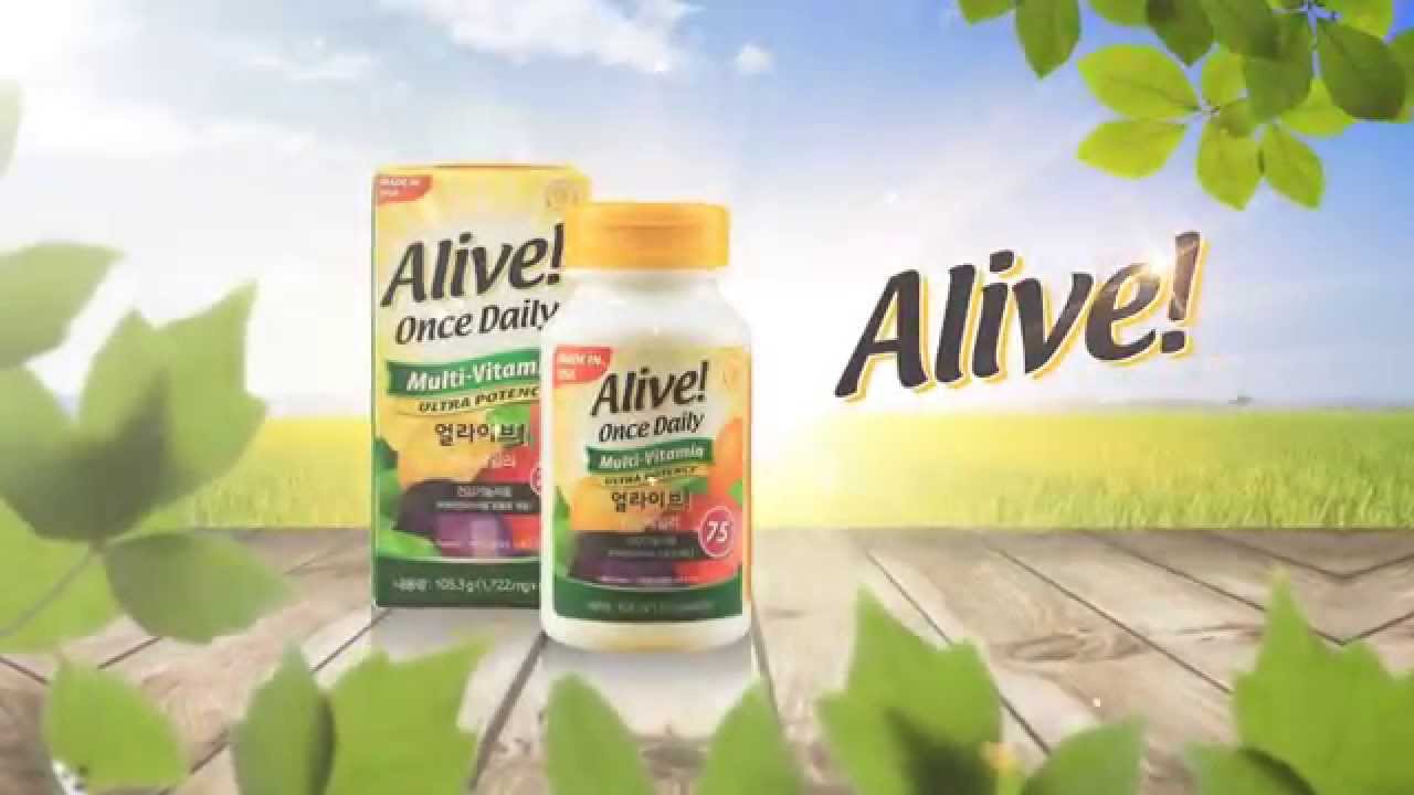얼라이브 원스데일리(Alive Once Daily) 슈퍼멀티비타민, Top of Top - YouTube