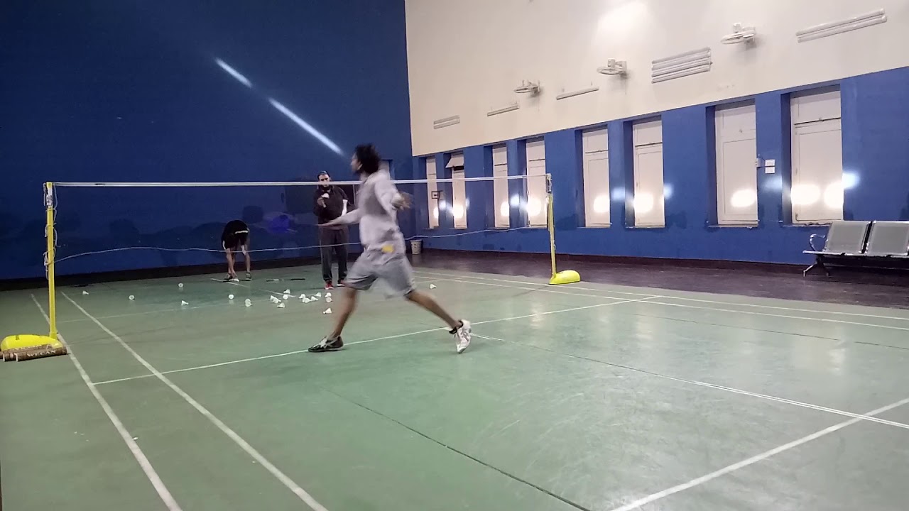 Cross Court Stick Smash. #AamirGhaffar #StickSmash #ShoaibRiaz - YouTube
