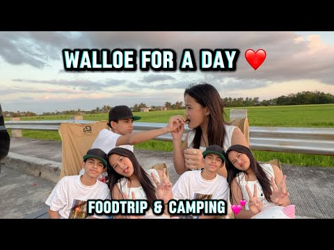 WALLOE FOR A DAY!! FOODTRIP & CAMPING ❤️ | SWERAB SMITH