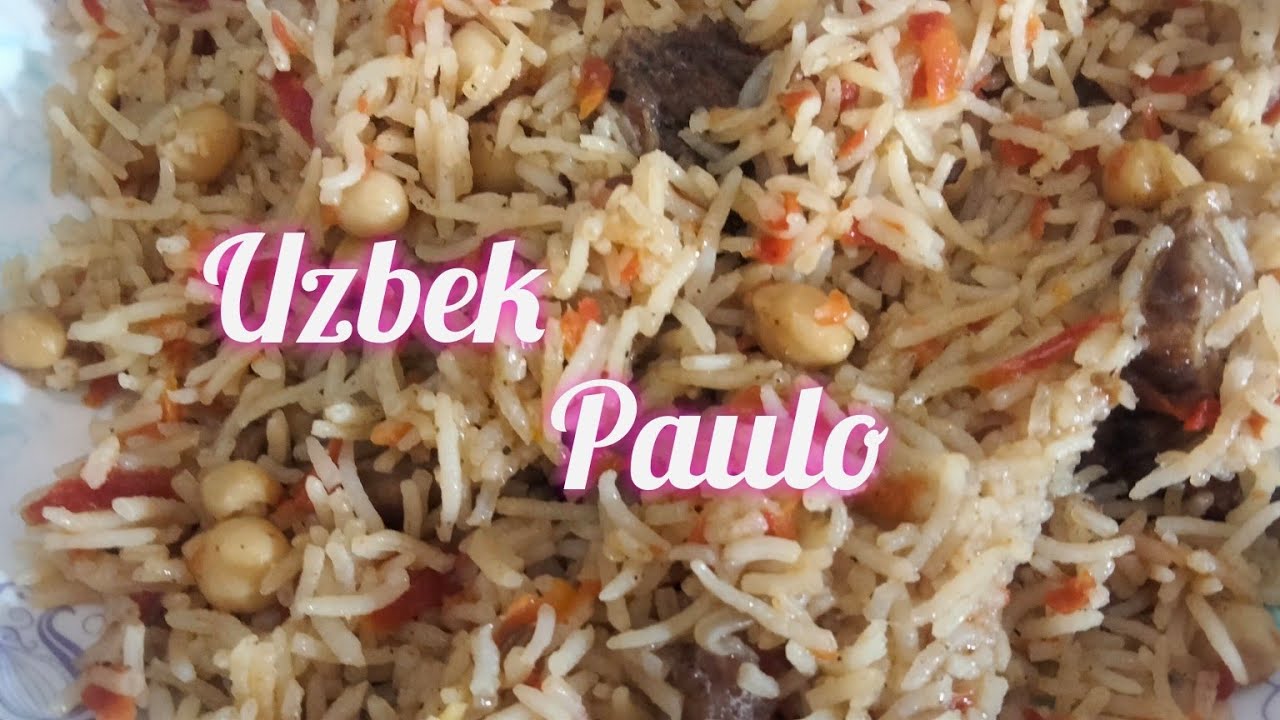 Uzbek paluo recipe by Cooking with Hajra - YouTube