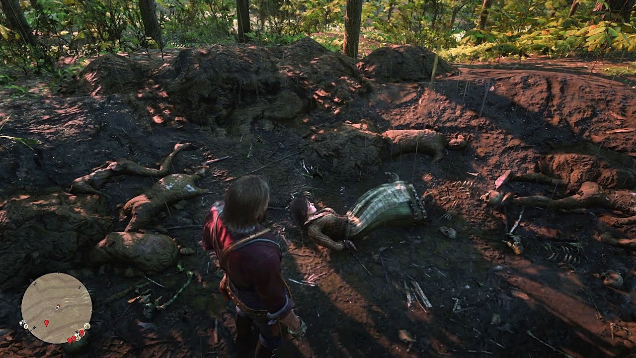 RDR2 - If you take Tammy Aberdeen to the pit, she will suddenly say ...