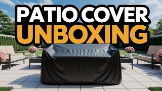 Easy Going Rectangle Patio Furniture Cover - Unboxing