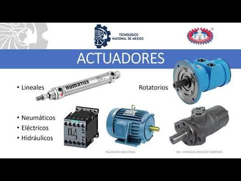 Tipos de actuadores industriales, neumáticos, hidráulicos y eléctricos. - YouTube