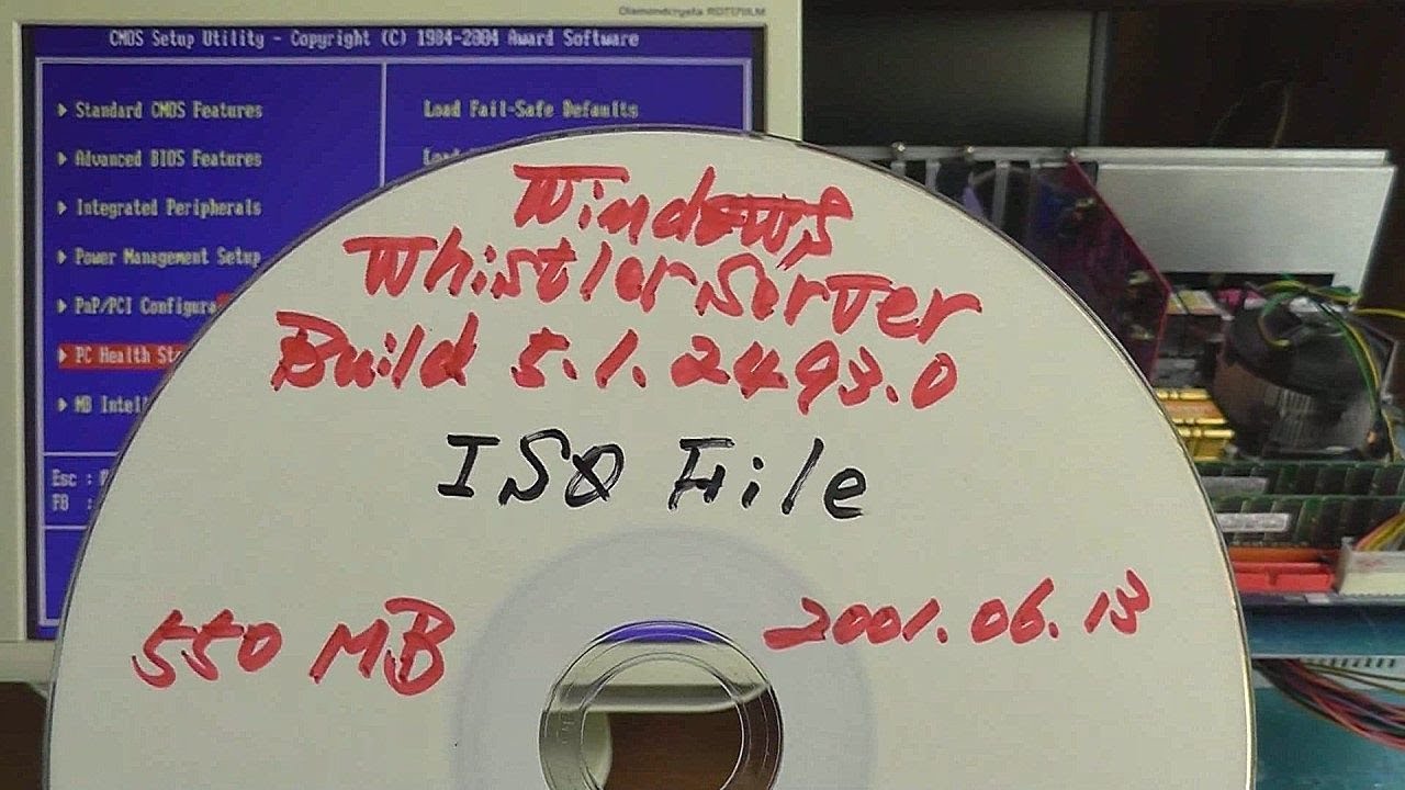 Windows Whistler Advanced Server [5.1.Build 2493] - YouTube