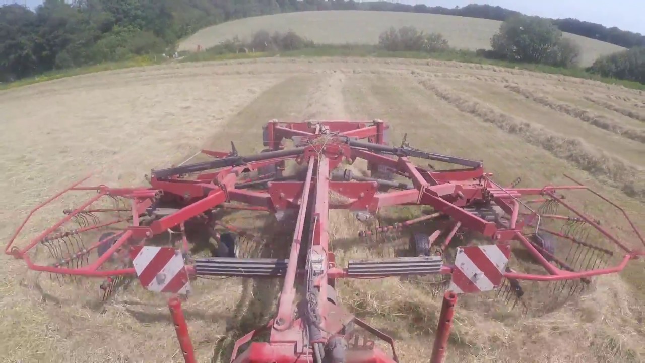 RAKING AND BALING HAY!!!!!!!!!!!!!!!!! - YouTube