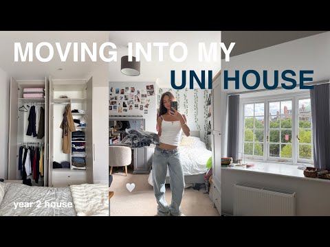 MOVING INTO MY UNI FLAT IN LONDON 🏙️ packing + moving vlog , second year uni house