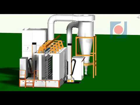 How the powder coating cabin workshop? - YouTube