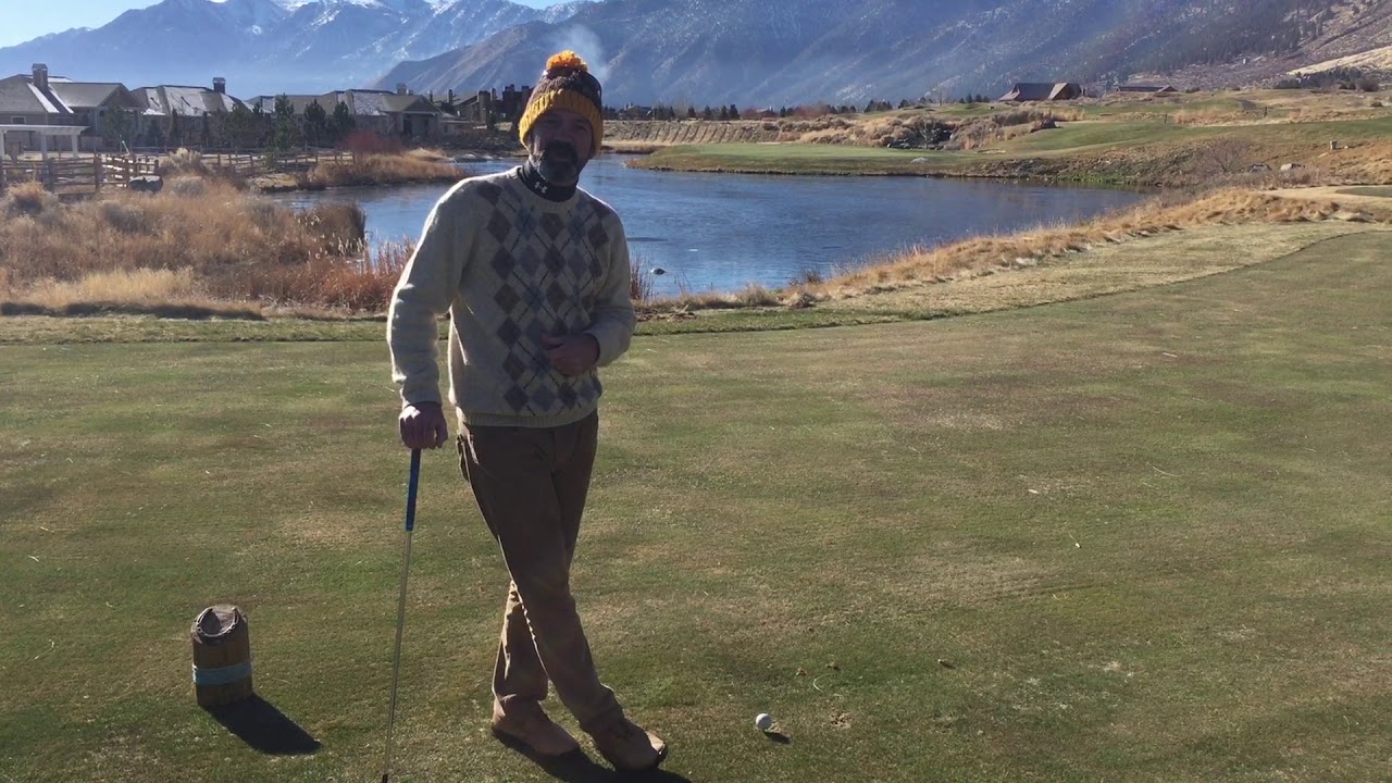 Utilizing Frozen Golf Water Hazards - YouTube