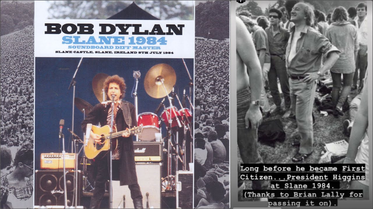 40 years ago at Slane Castle,Ireland - President Higgins in a crowd of ...
