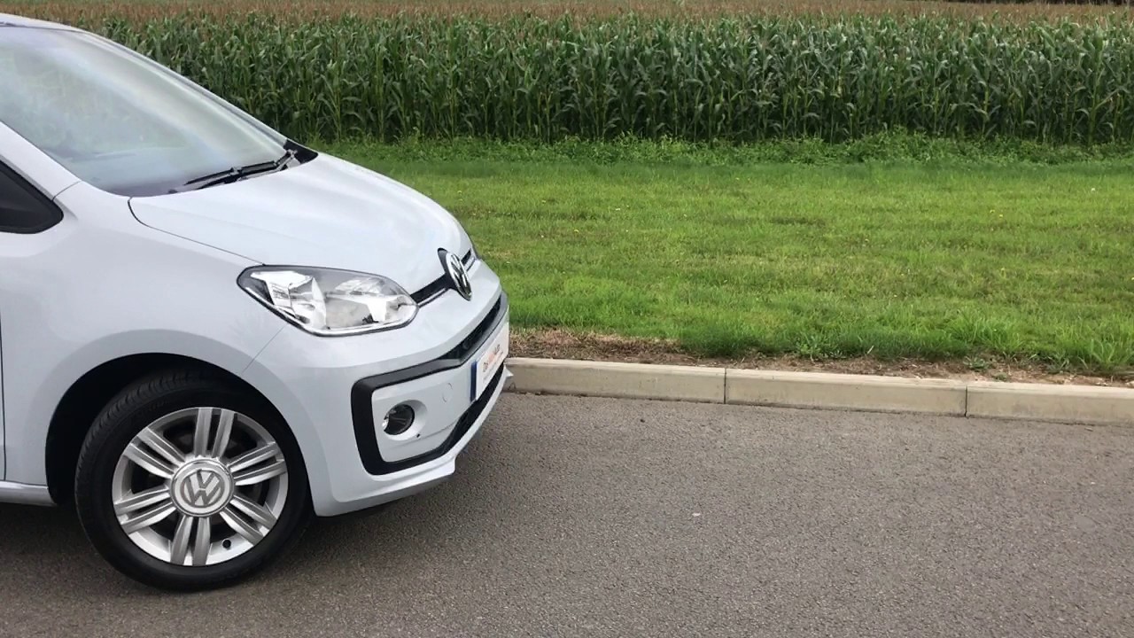 VW Volkswagen up White Silver Metallic - YouTube