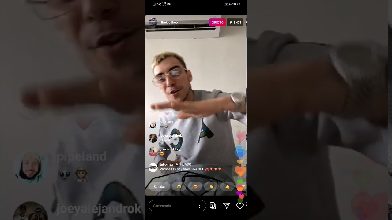 Kidd keo adelanta su nueva cancion en un directo - YouTube