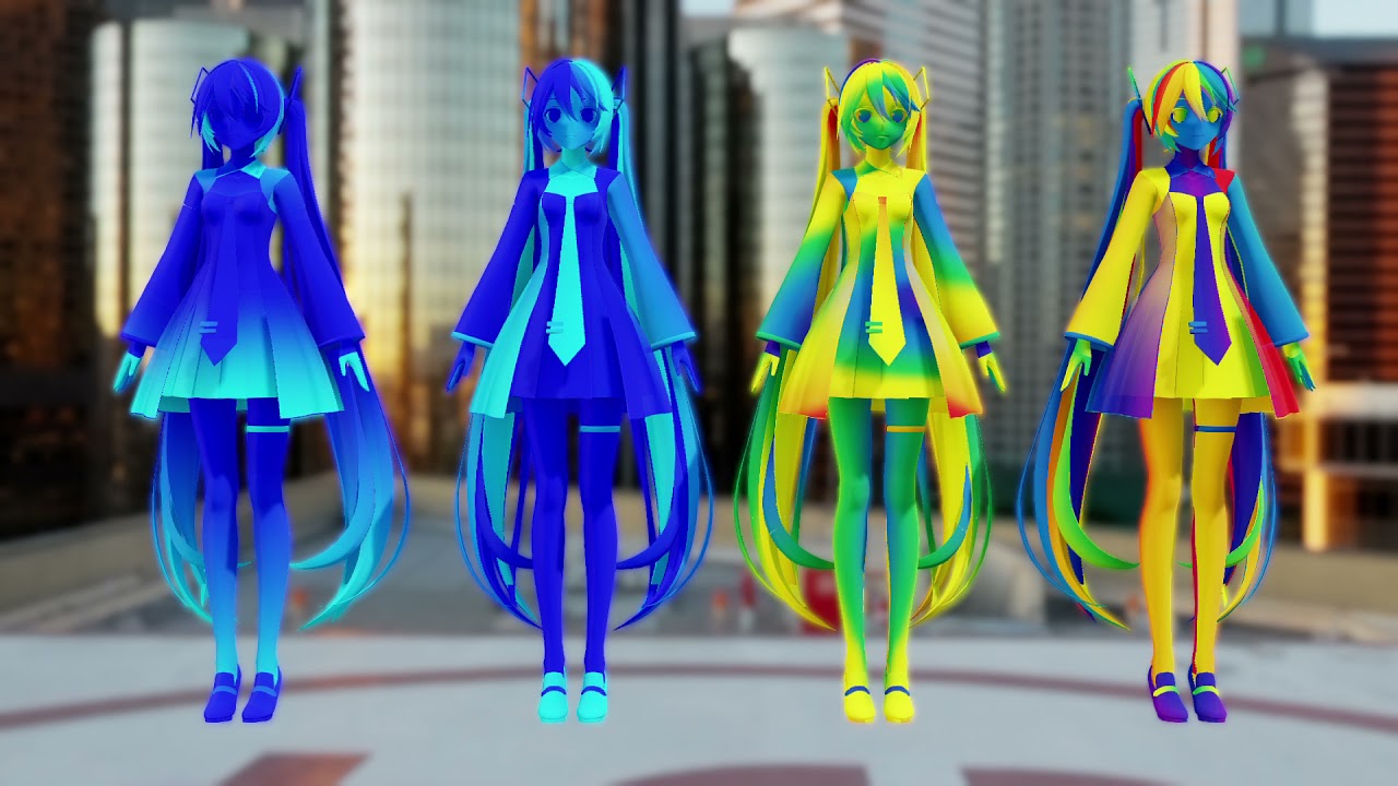 ray-mmd_rainbowサンプル - YouTube