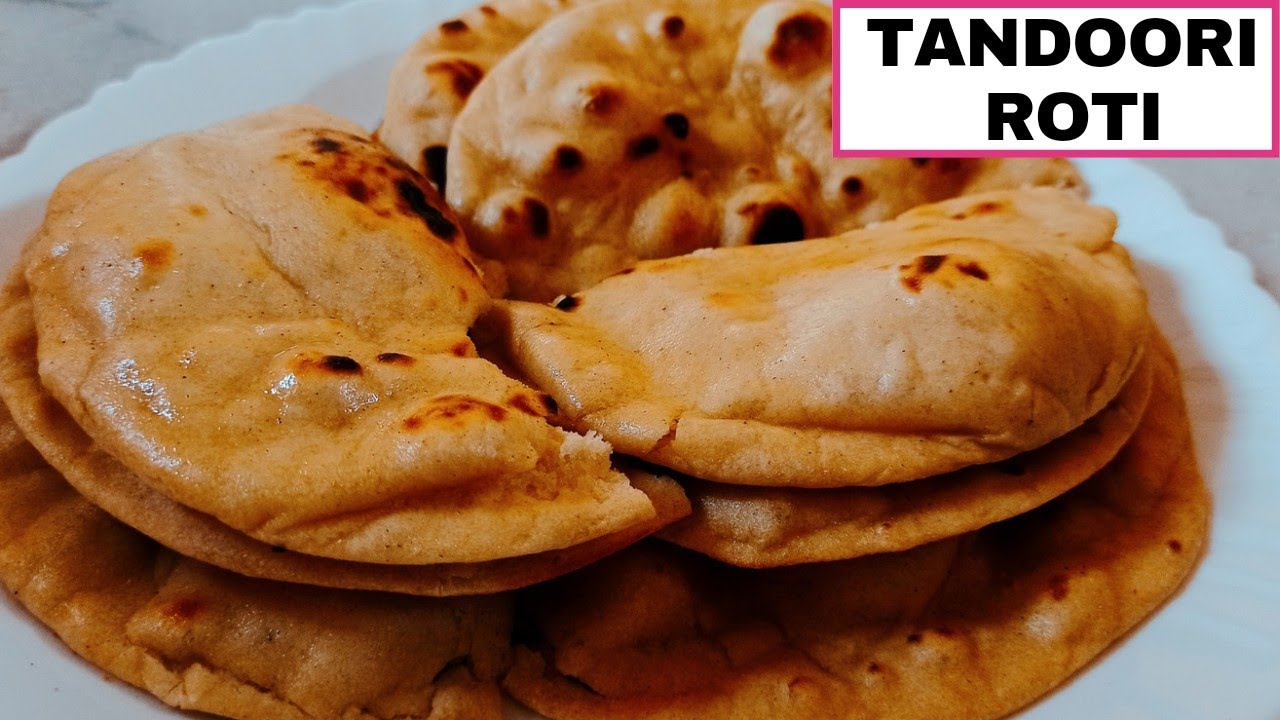How To Make Restaurant Style Tandoori Roti At Home |Tandoori Roti On ...