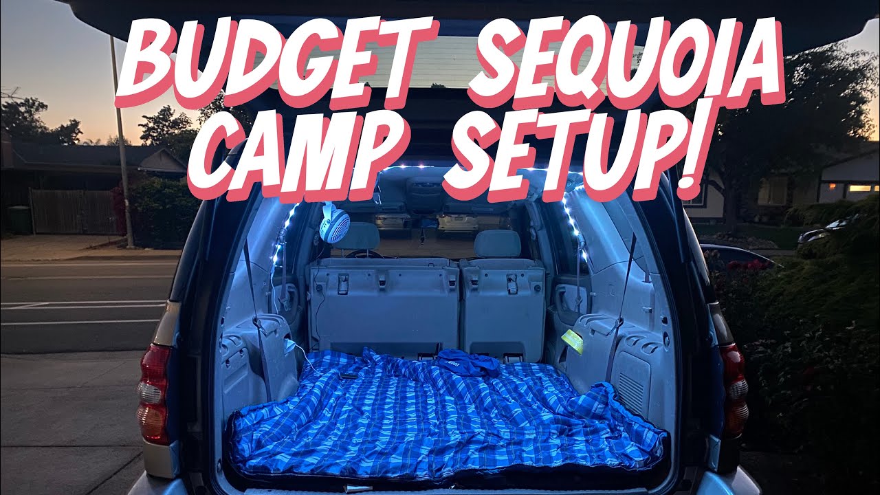 ULTIMATE Budget Sequoia Car Camp Setup! - YouTube