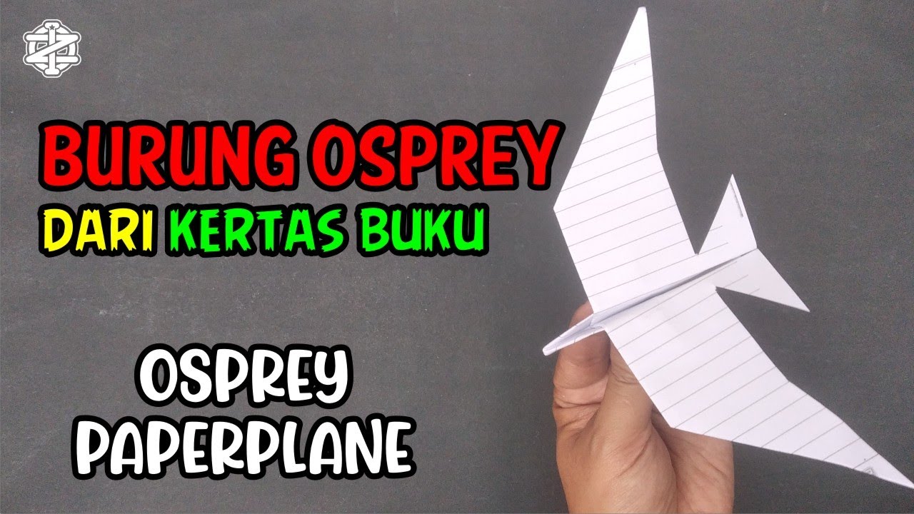 Cara Membuat Burung Osprey Dari Kertas Buku | ORIGAMI - YouTube